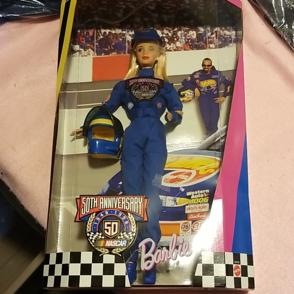 Barbie | Toys | Barbie Nascar 5th Anniversary Doll Collector Edition ...